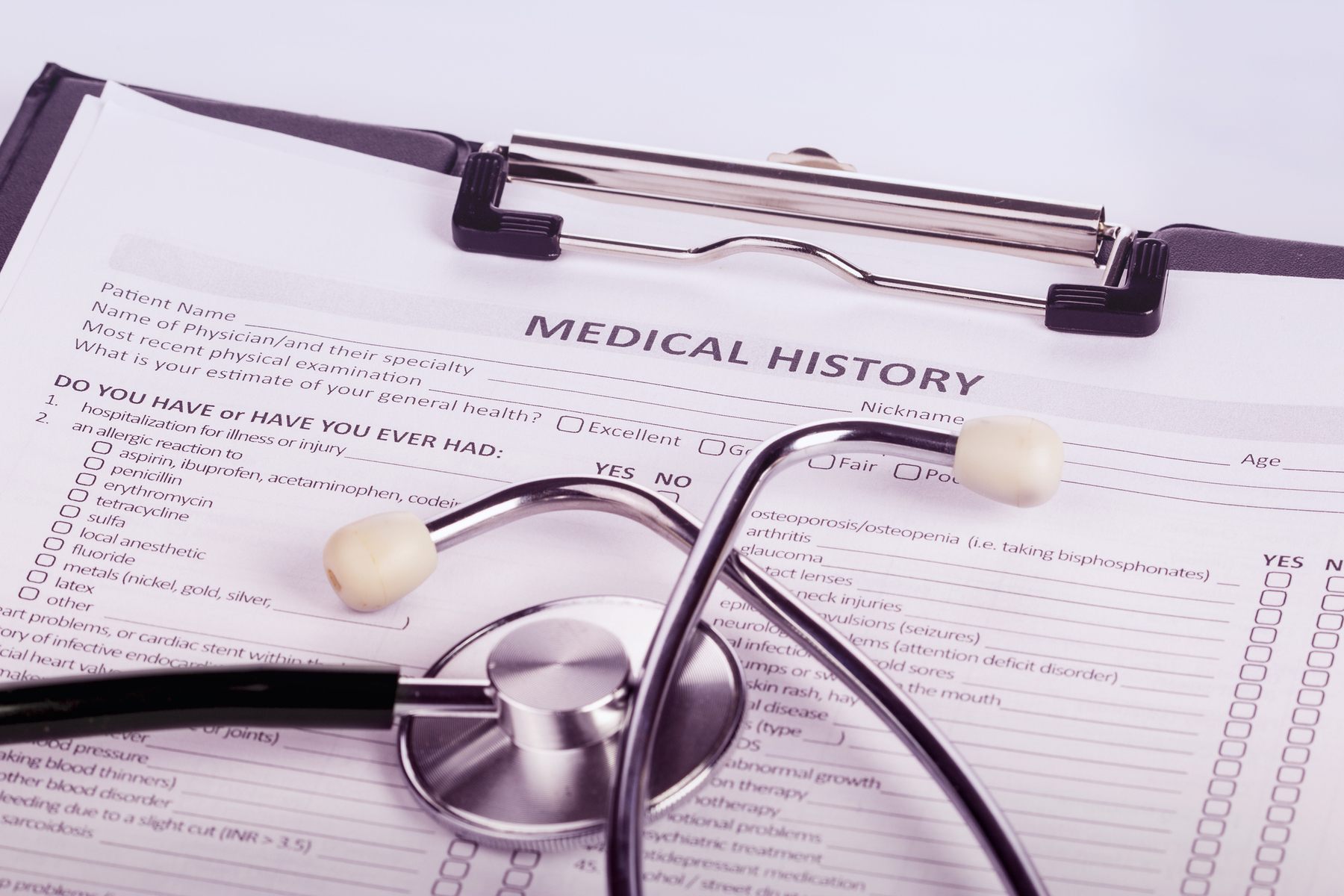 Individual Medical History - PrecisionCare
